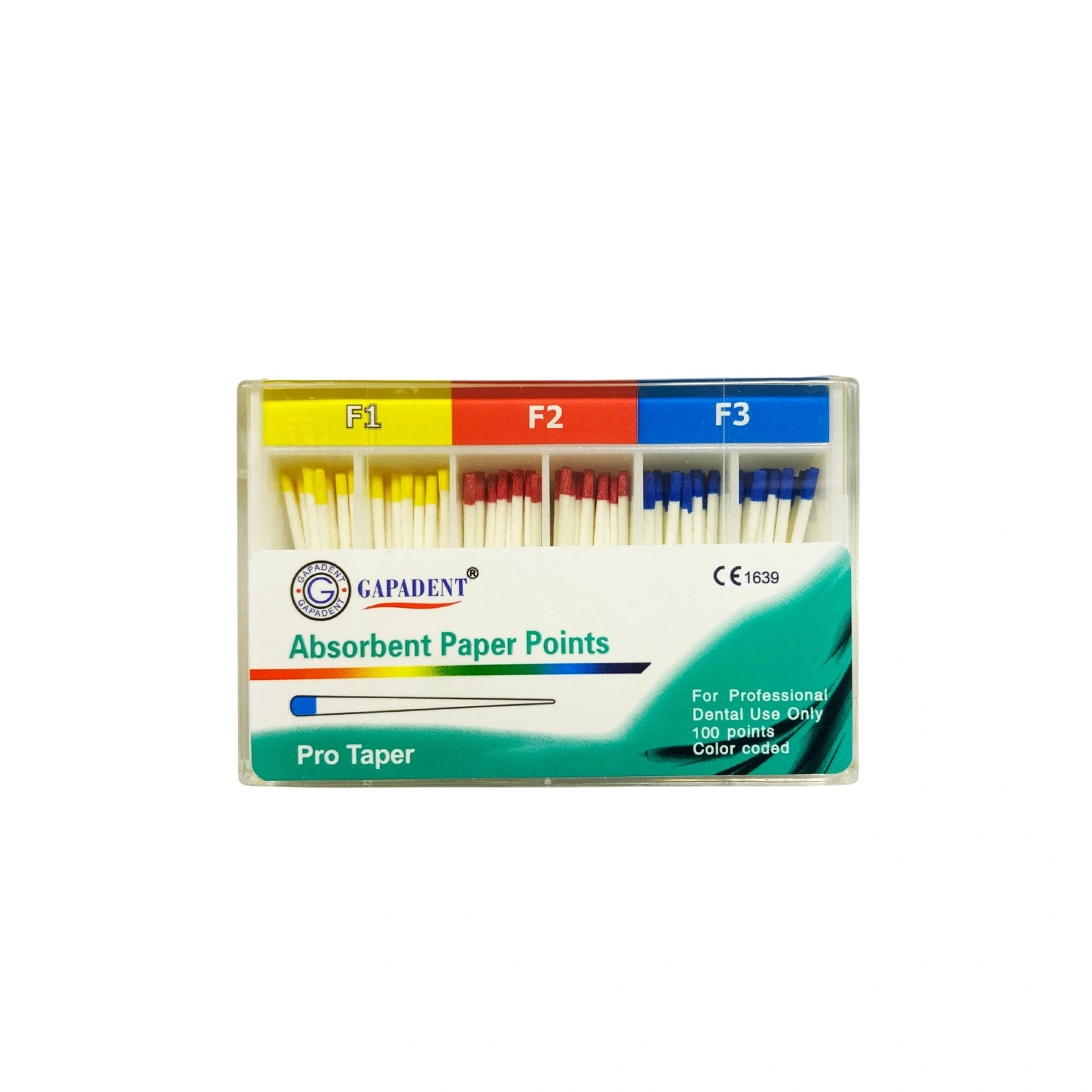 Absorbent Paper Points -F1,F2,F3 Assorted (100 Points) | VSDent