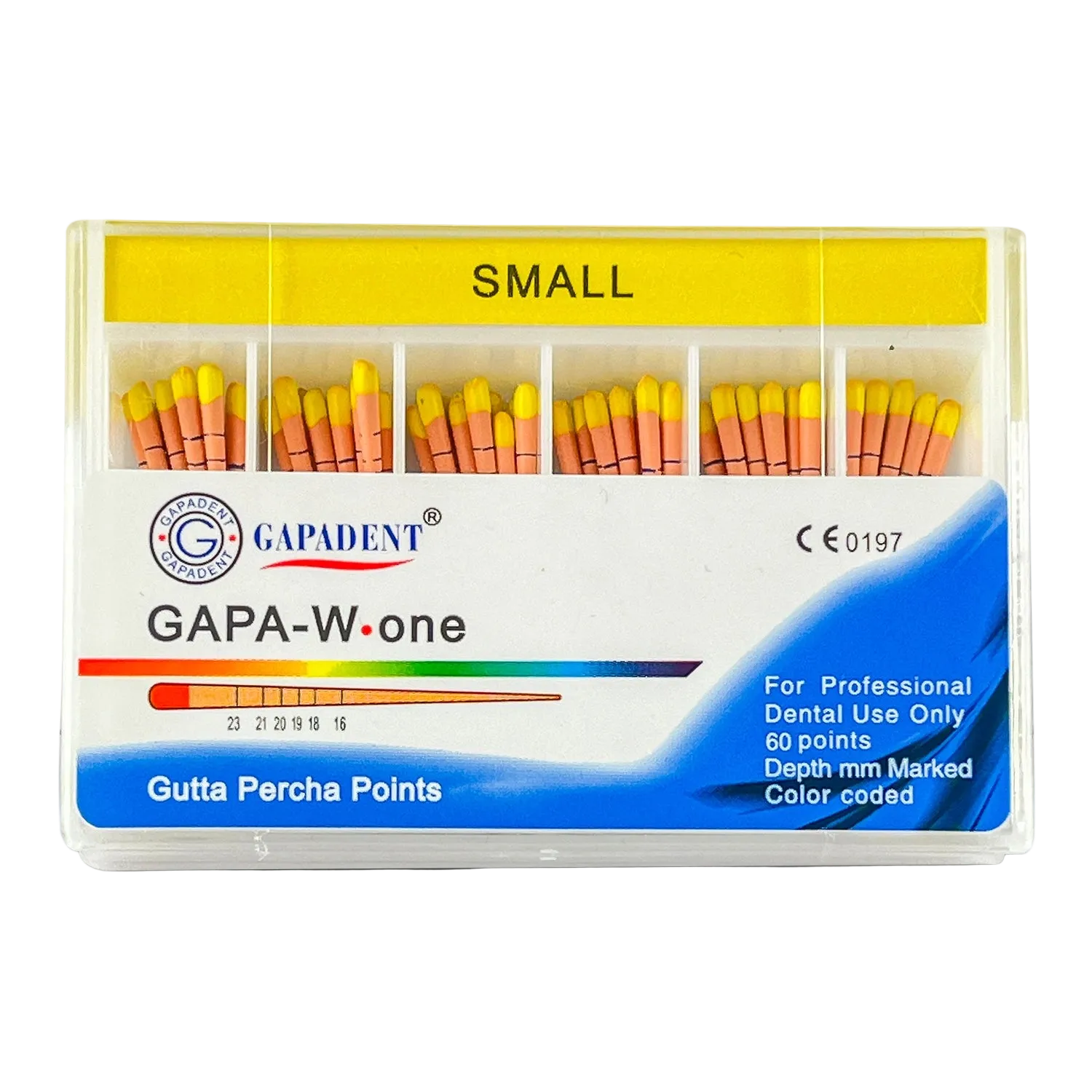 GAPA-W-one Gutta Percha Points Small (60 points) | Shop now | VSDent
