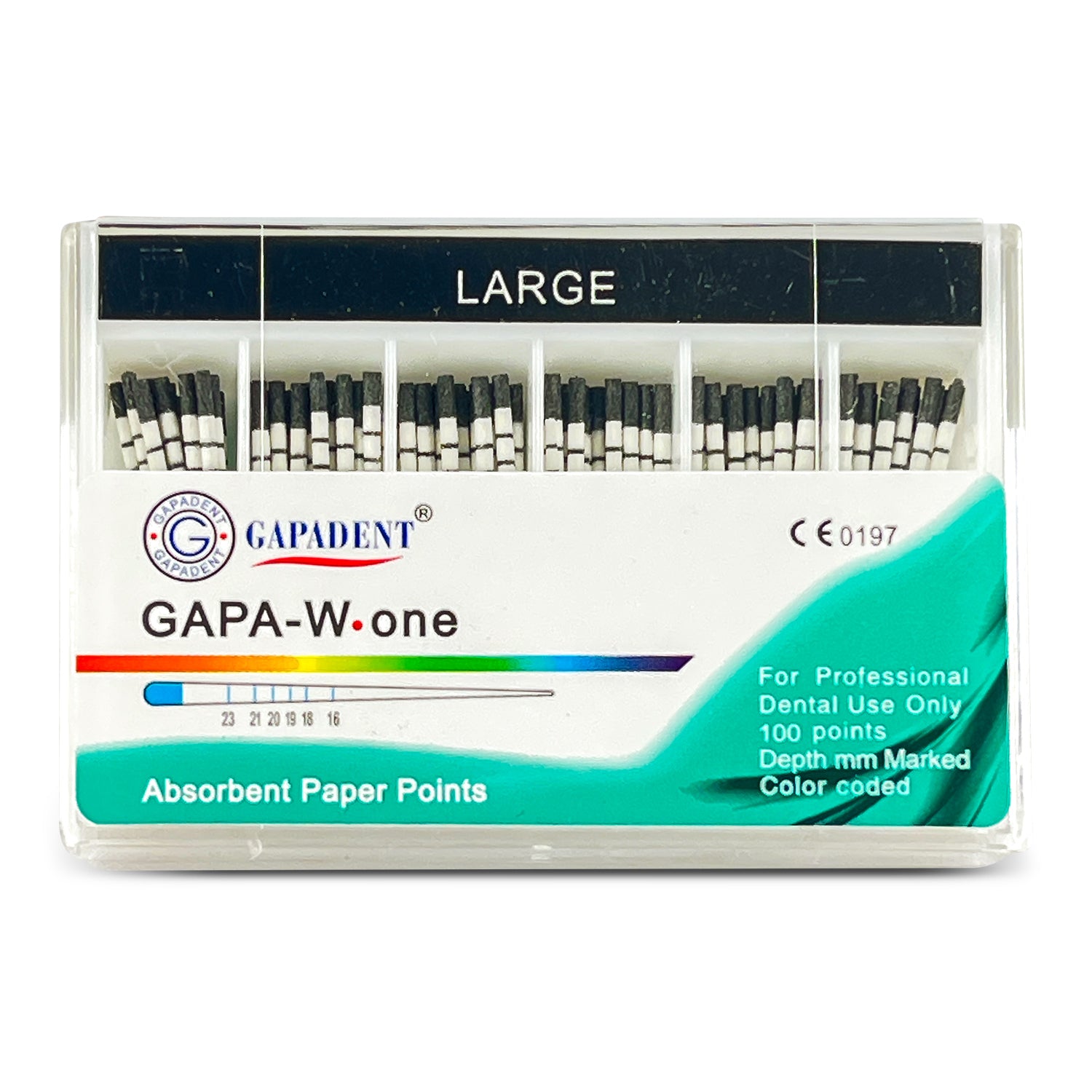 GAPA-W-one Absorbent Paper Points Large (100 points) | VSDent