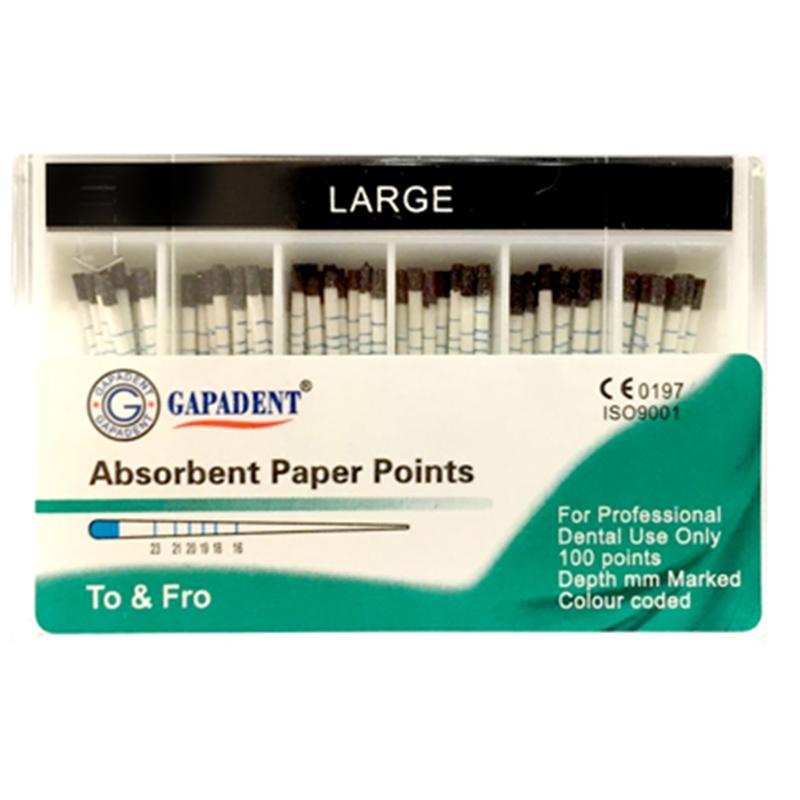 GAPA-W-one Absorbent Paper Points Large (100 points) | VSDent